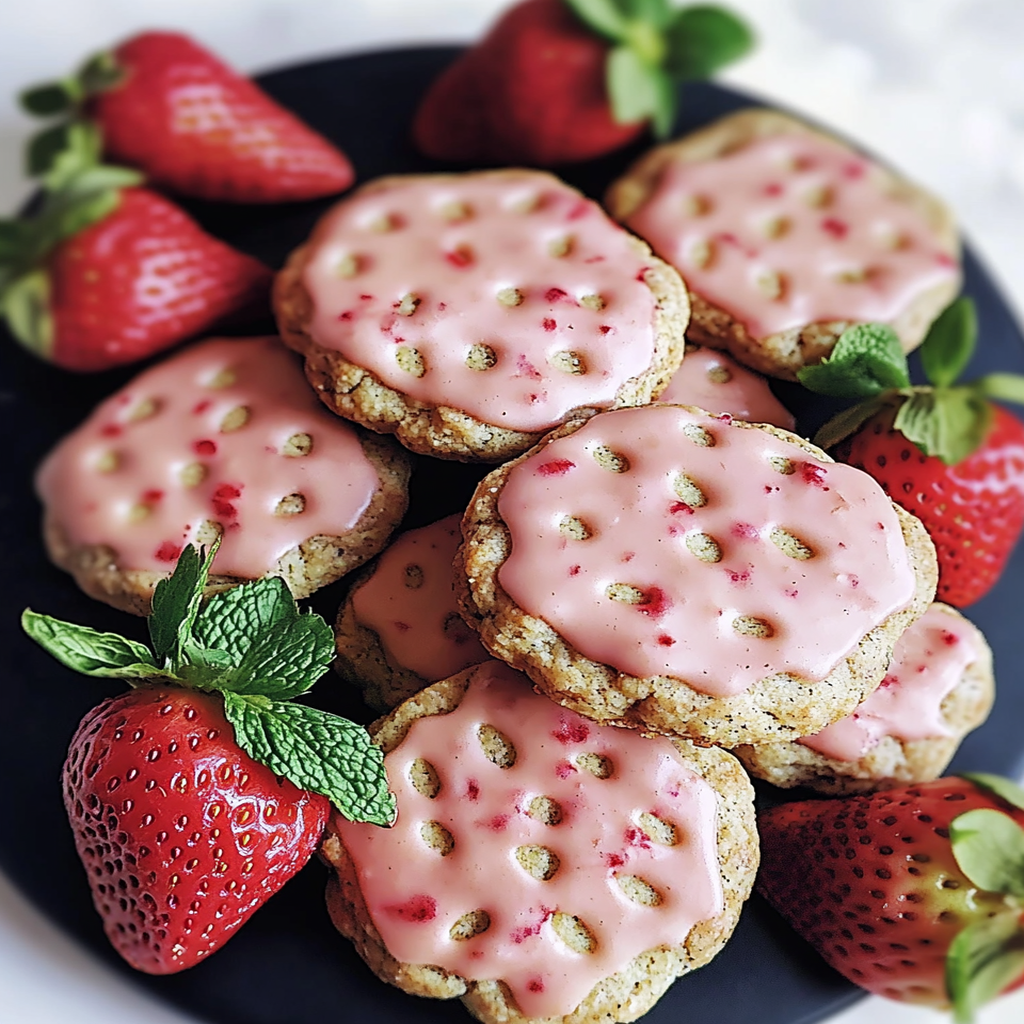 Strawberry & Mint Dog Biscuits